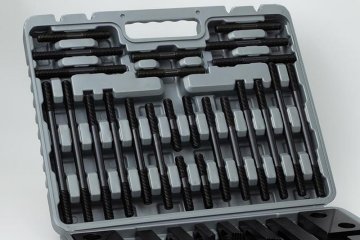58-Piece, 16mm T-Slot Hardware/Toe Clamp Set, 1/2"-13 Thread | Haas Tooling