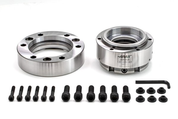 HQCB-80, Pull Back Collet Chuck for A2-8 Spindle Nose, M115x2 Drawbar ...